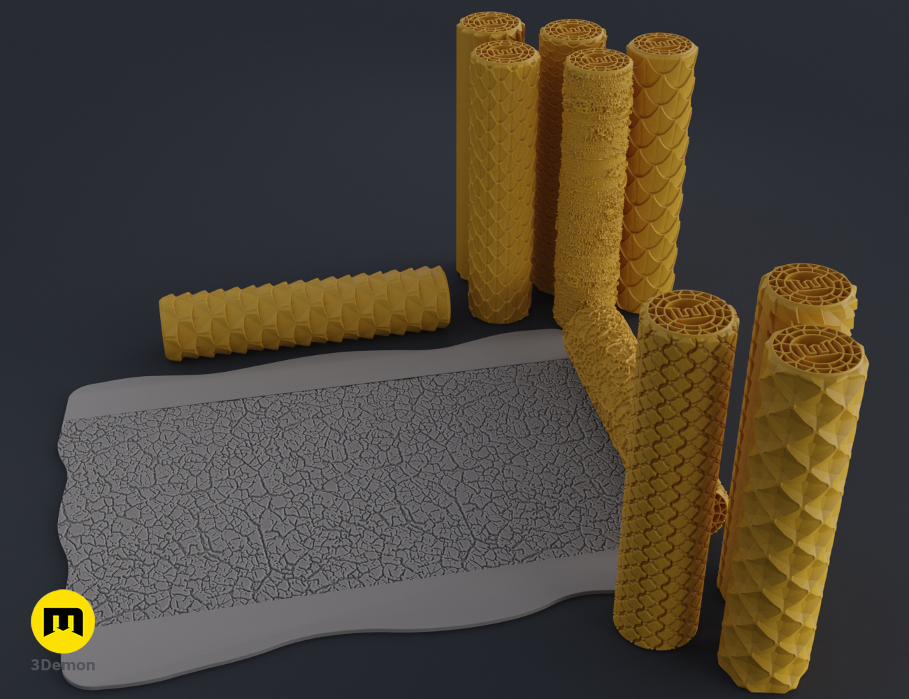 DnD Texture Rollers – Scales and armor by 3Demon's Texture Rollers ...