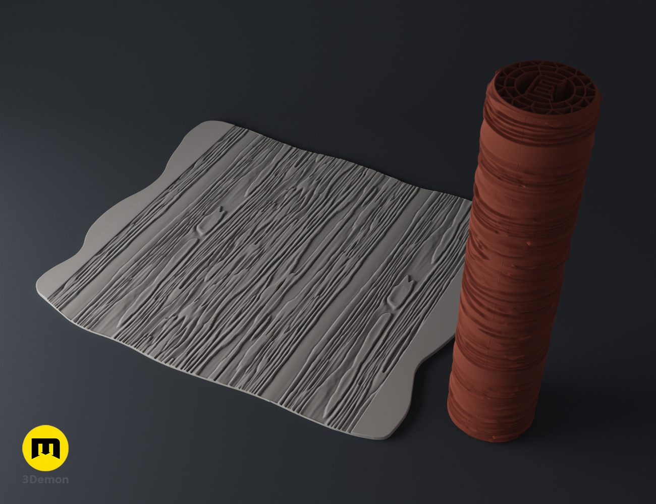 DnD Texture Rollers – Wood and tree bark by 3Demon's Texture Rollers ...
