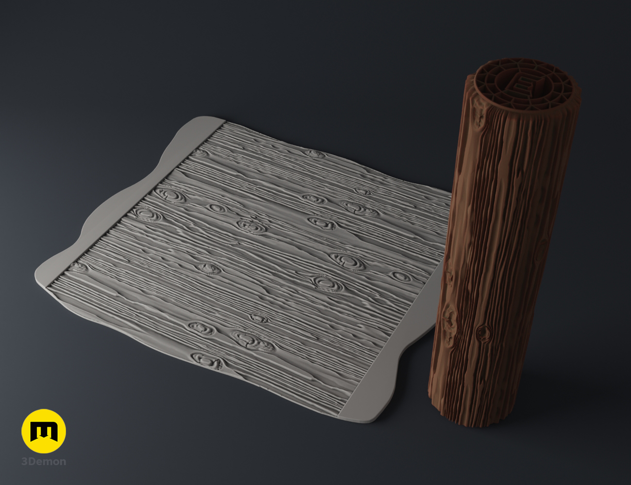 DnD Texture Rollers – Wood and tree bark by 3Demon's Texture Rollers ...