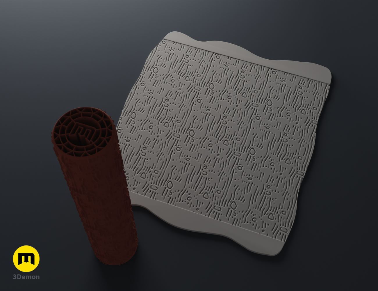 Dnd Texture Rollers Wood And Tree Bark By 3demons Texture Rollers