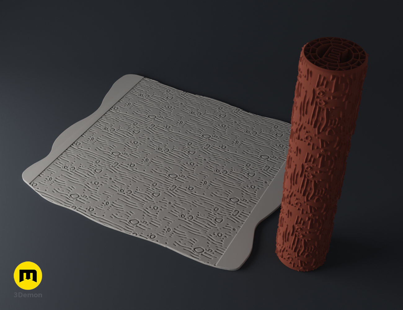 DnD Texture Rollers – Wood and tree bark by 3Demon's Texture Rollers ...