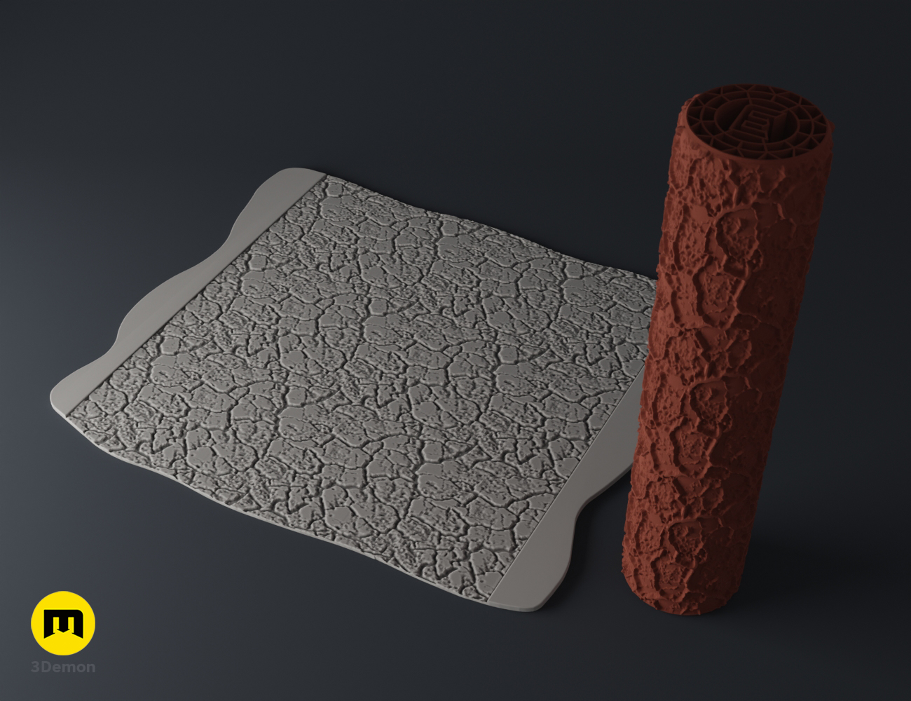 Dnd Texture Rollers Wood And Tree Bark By 3demons Texture Rollers