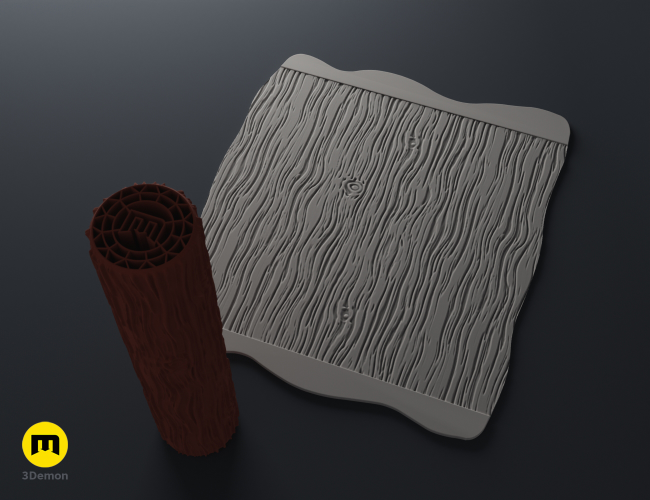 DnD Texture Rollers – Wood and tree bark by 3Demon's Texture Rollers ...