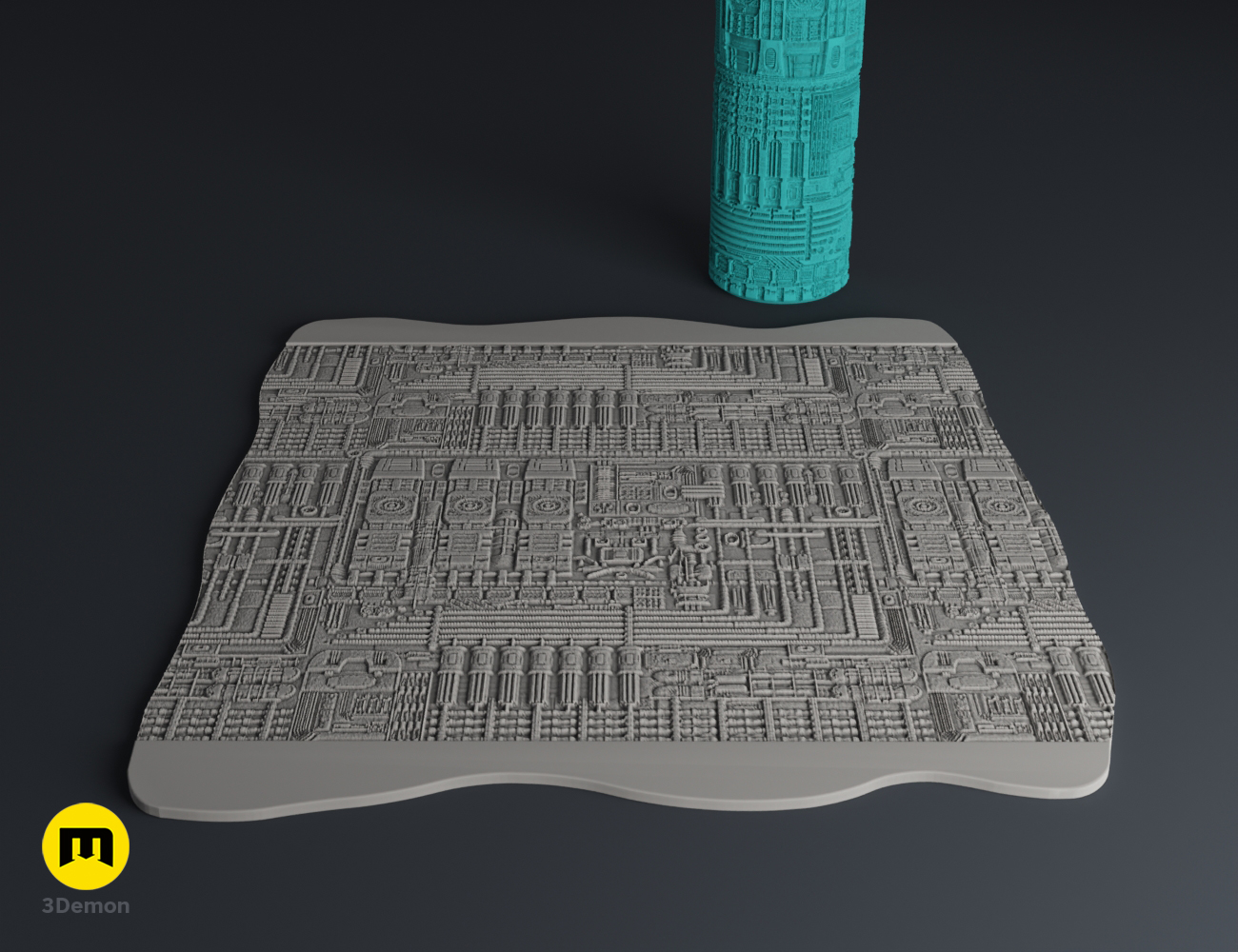 DnD Terrain Rollers – Scifi by 3Demon's Texture Rollers | Printables Store