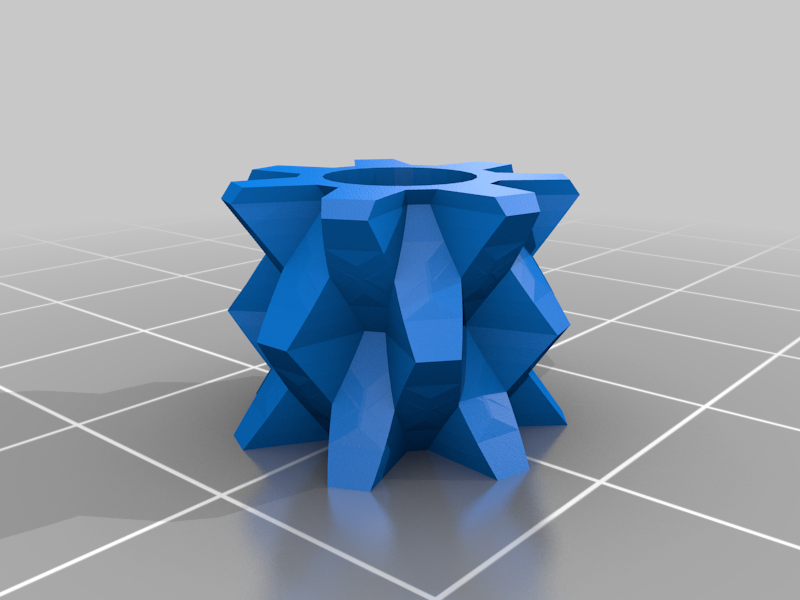 Truncated Octahedron Gear by gringer | Download free STL model ...