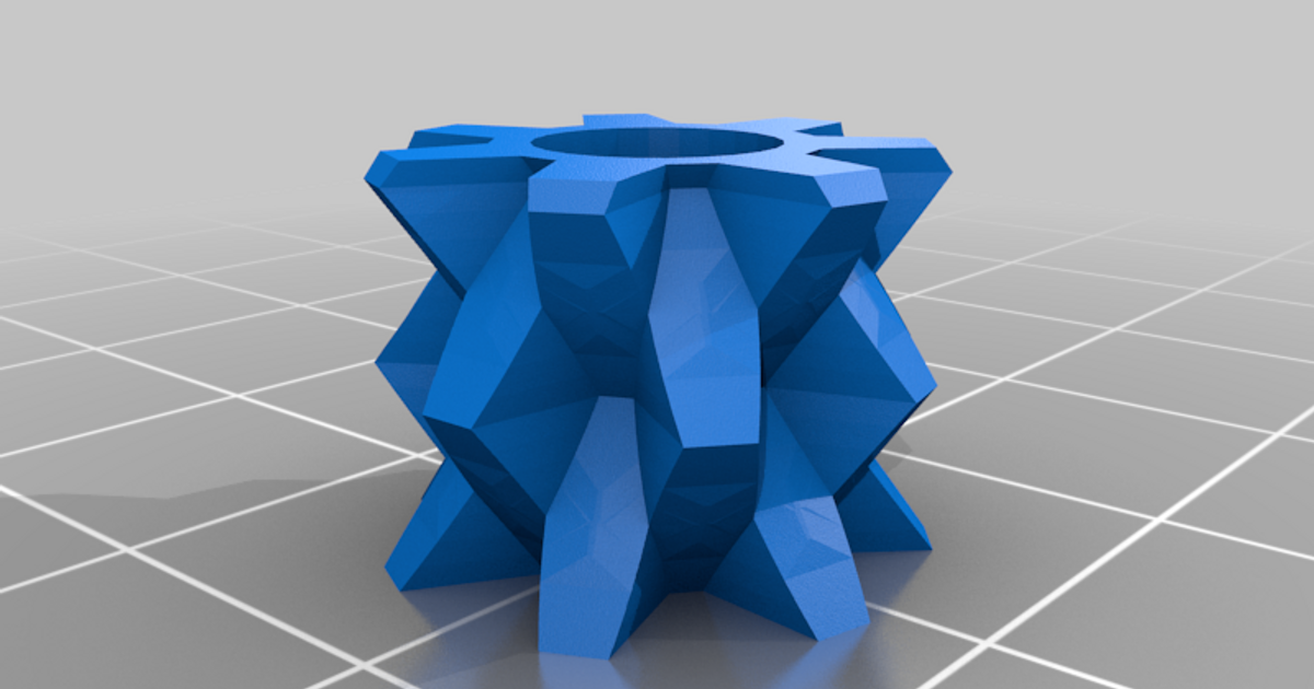 Truncated Octahedron Gear by gringer | Download free STL model ...