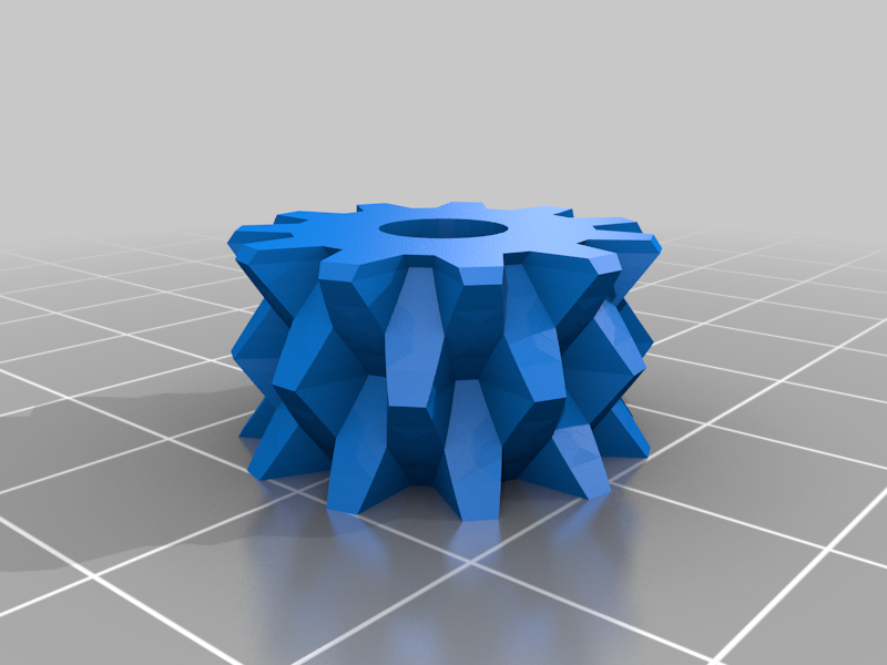Truncated Octahedron Gear by gringer | Download free STL model ...