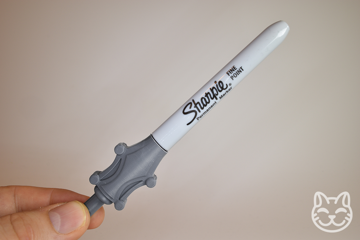 He-Man - Power Sword Hilt Sharpie Cap by Gatto | Download free STL ...