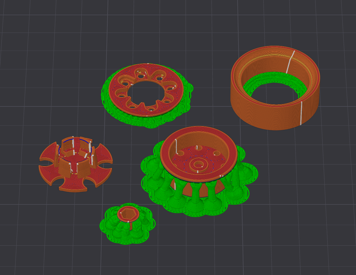 SCX24 Spinner Rims by Ondray | Download free STL model | Printables.com