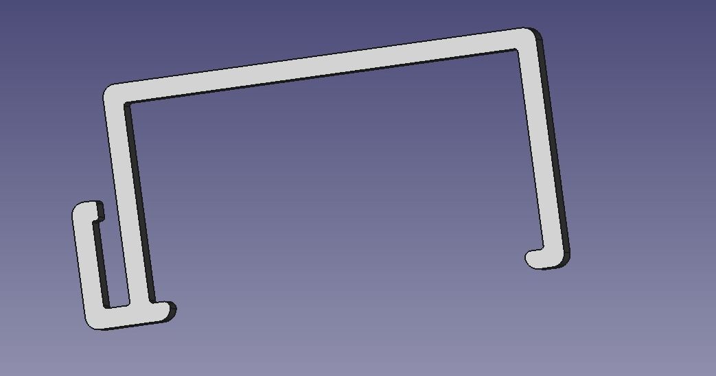 RGB LED strip holder by KORN3L | Download free STL model | Printables.com