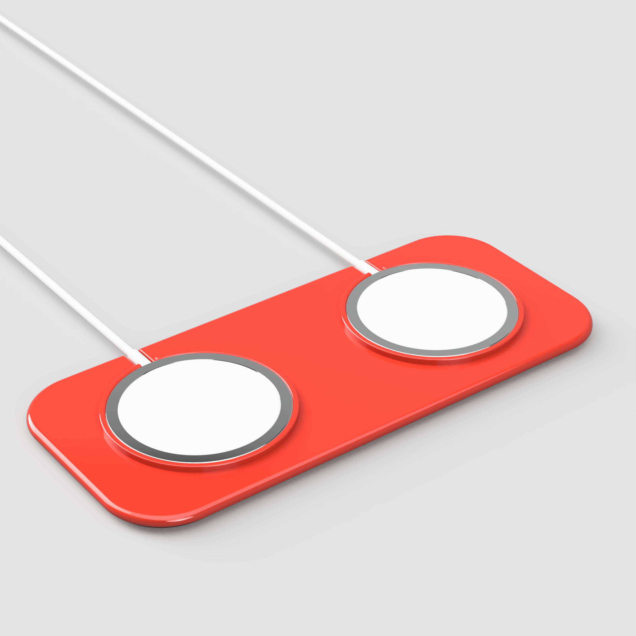 Dual MagSafe Pad by v0x3l3d | Download free STL model | Printables.com