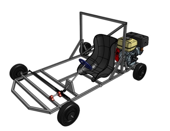 Go Kart Welded Frame by BINGBONG | Download free STL model | Printables.com