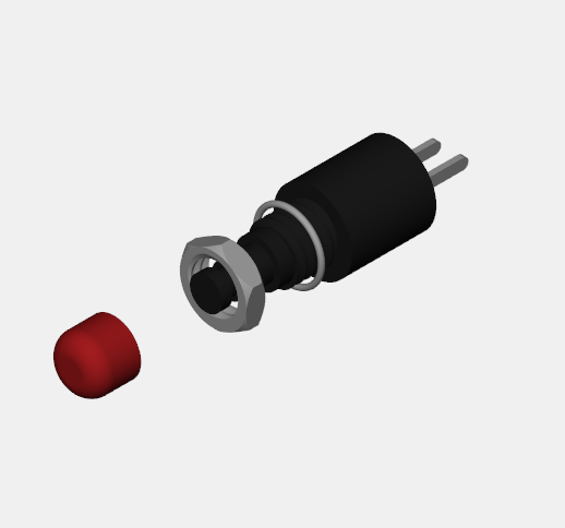 Mini Push Switch component von kpb44cth | Kostenloses STL-Modell ...