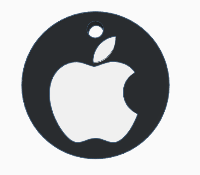 Apple Keychain by pf355 | Download free STL model | Printables.com