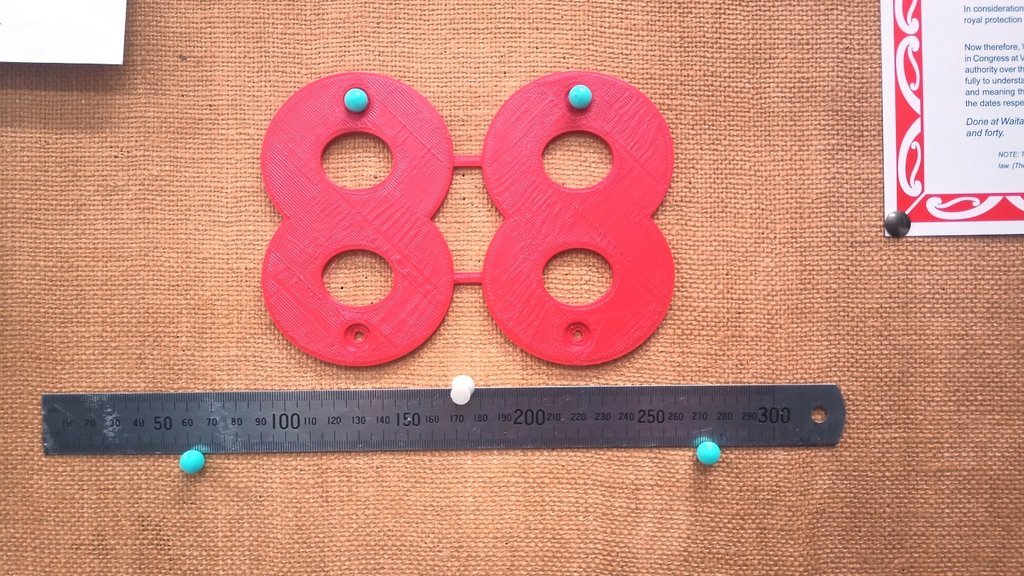 Address Number Plate by gringer | Download free STL model | Printables.com