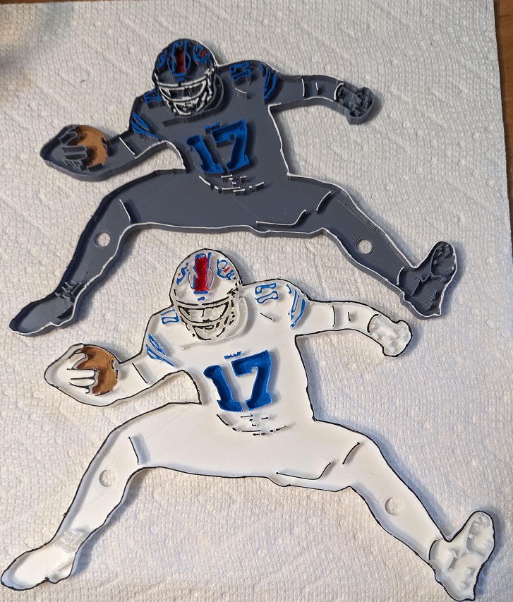 Josh Allen Leaping Yard Sign Attachment von mattiam | Kostenloses STL ...