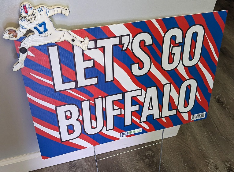 Josh Allen Leaping Yard Sign Attachment von mattiam | Kostenloses STL ...