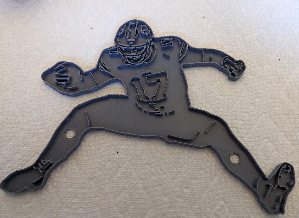 Josh Allen Leaping Yard Sign Attachment von mattiam | Kostenloses STL ...