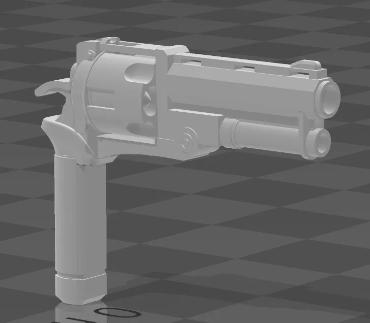 Hellboy Revolver 'Good Samaritan' for Dummy / Lucky / Mini 13 by ...