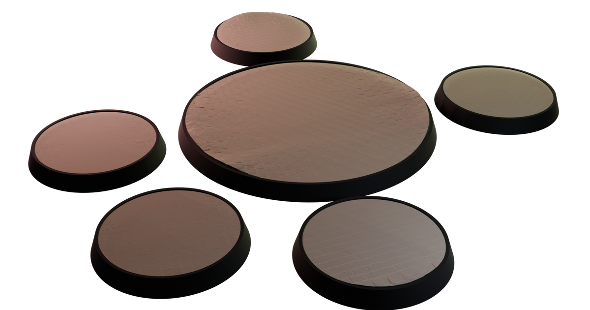 Miniature bases: Roof Slates 03 by Marinosbitter | Download free STL ...