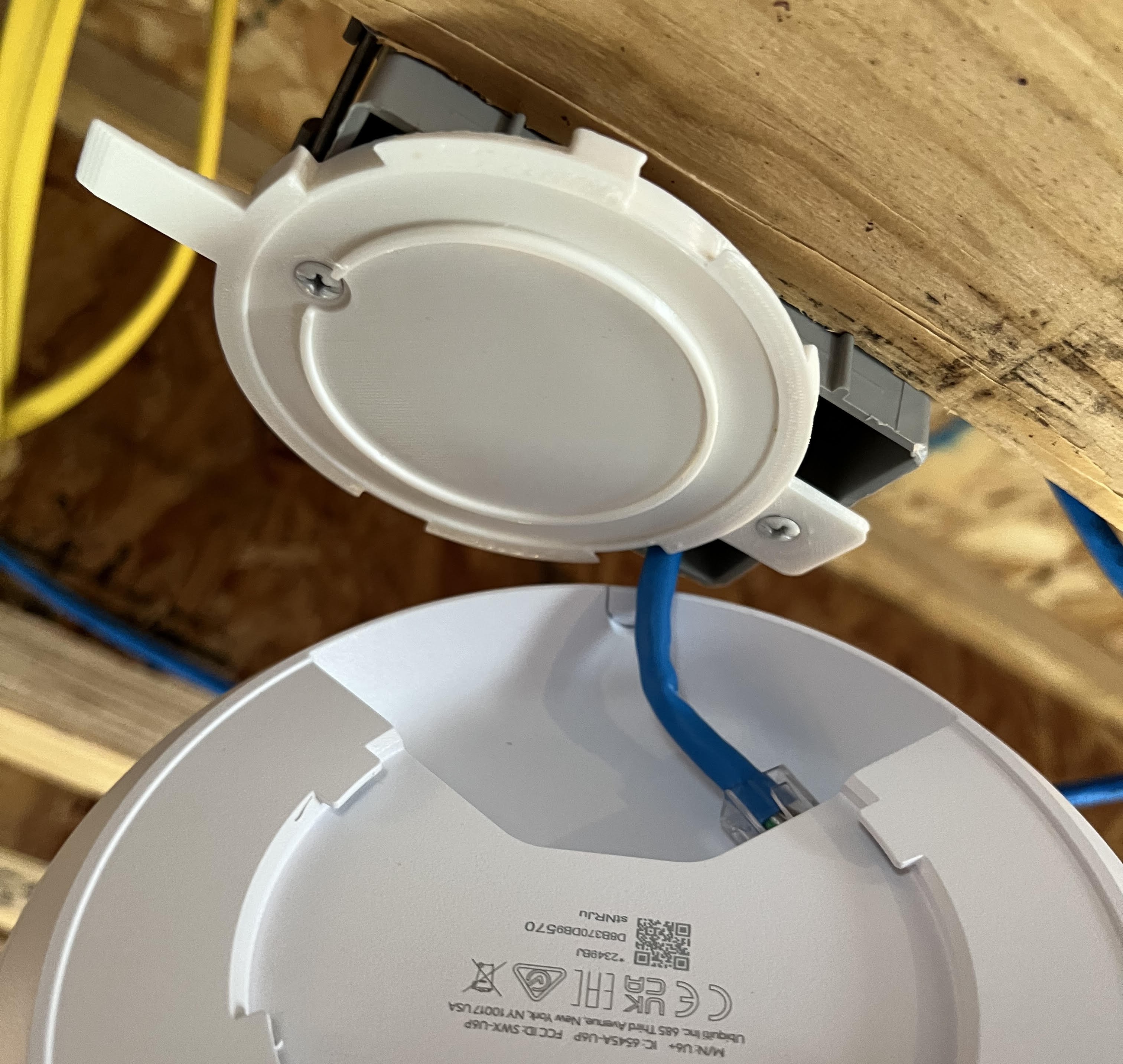 Ubiquity U6+/Lite Single Gang Box Mount/Faceplate by kjpace34 ...