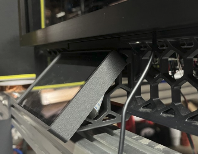 PiTFT50 mount for Clicky-Clack Door Mod by tehlonz | Download free STL ...