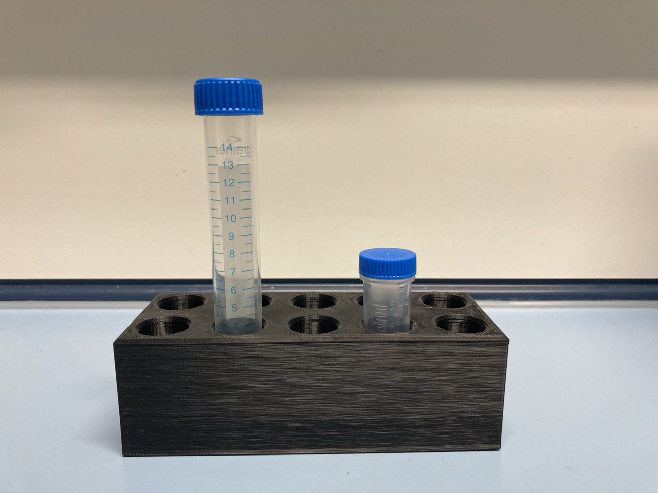 5ml/15ml Eppendorf/Falcon Tube Rack by LinLinArts | Download free STL ...