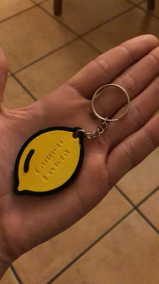 lemon key chain by lorenzo | Download free STL model | Printables.com