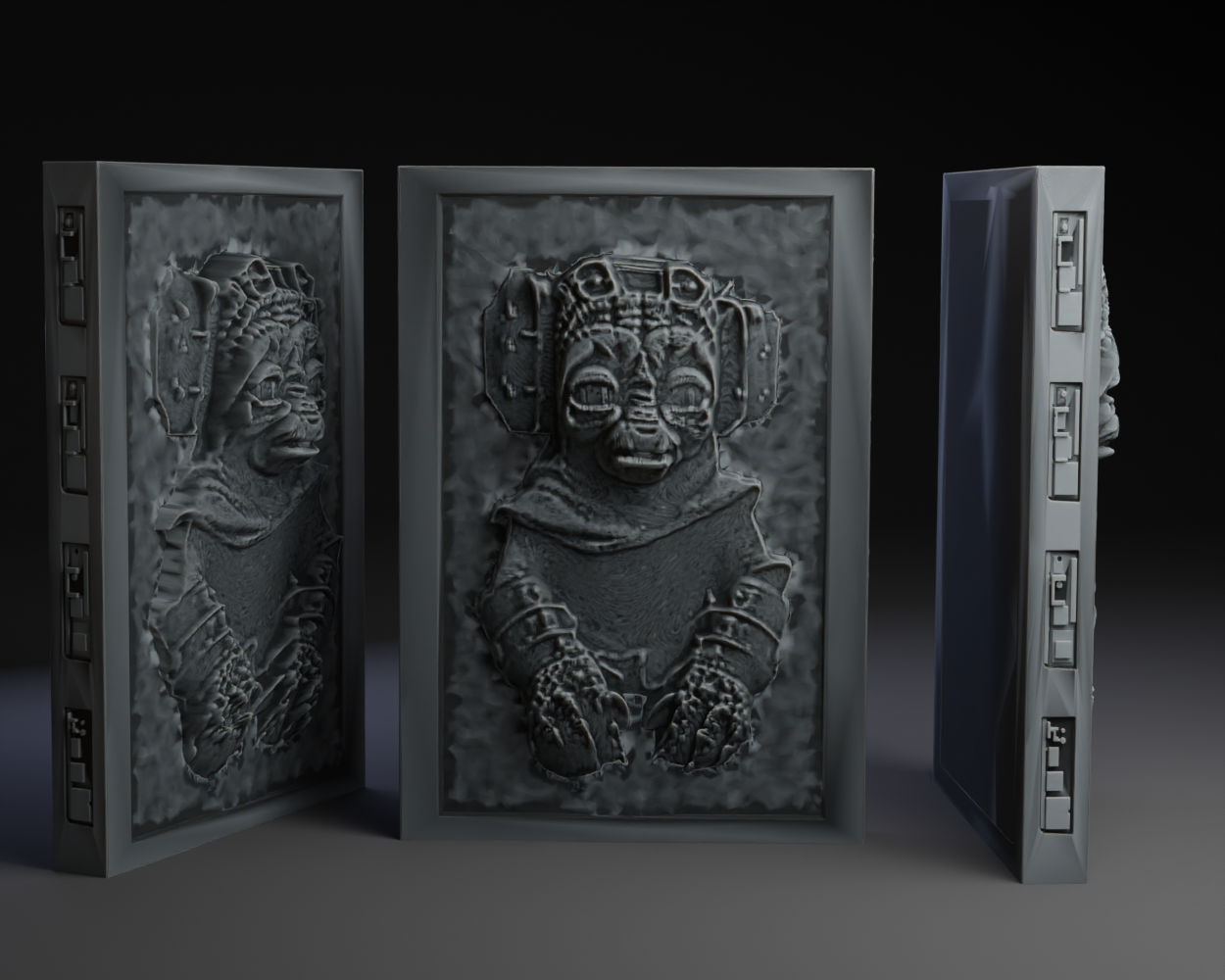 Babu Frik Frozen in Carbonite by Peter Farell | Download free STL model | Printables.com