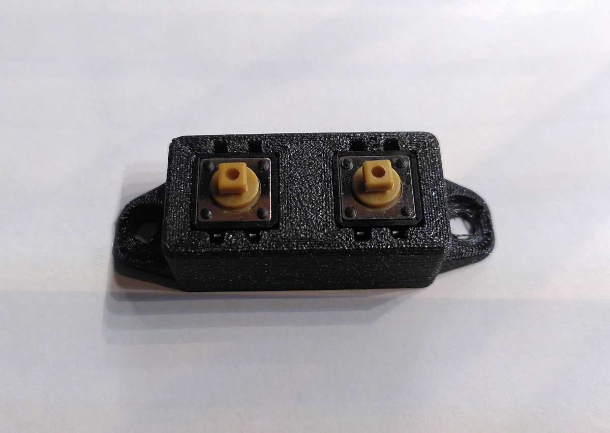 Button mount (for 1 & 2) by Julius | Download free STL model ...