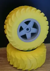 wpl off road wheels studded tire by Jaco Wiese | Download free STL ...