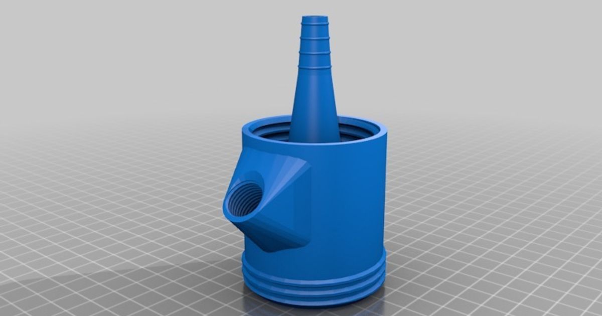 Vacuum Water Filter by gringer | Download free STL model | Printables.com