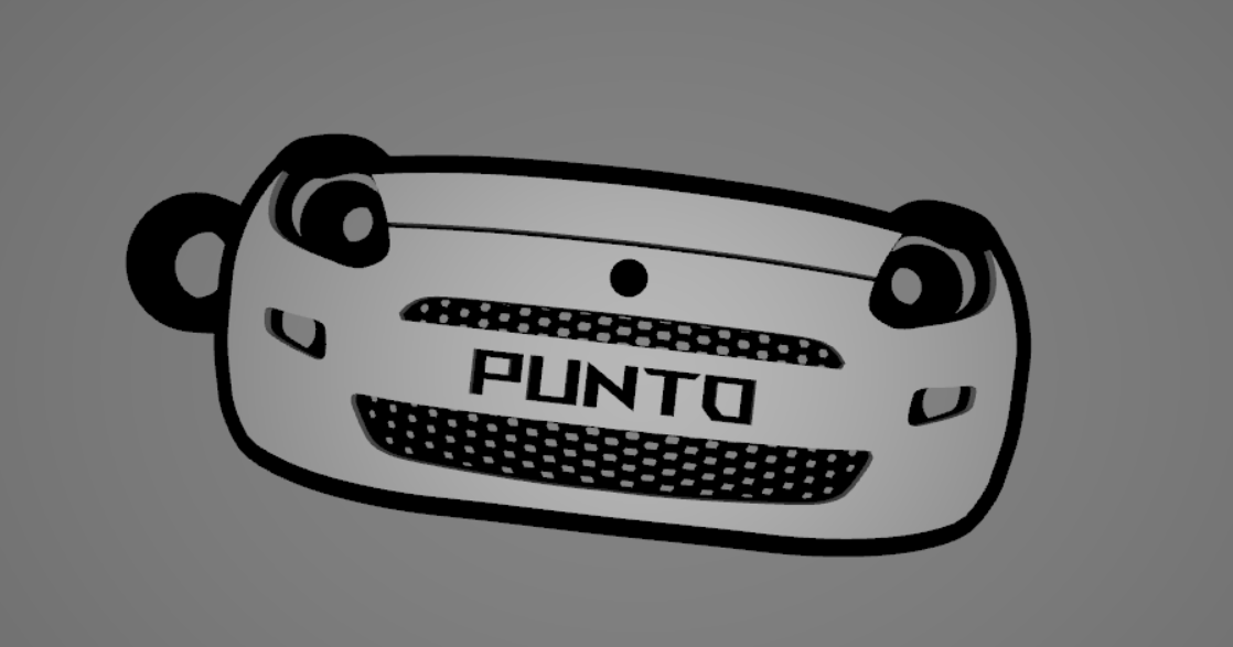 portachiavi grande punto by ss98 | Download free STL model | Printables.com