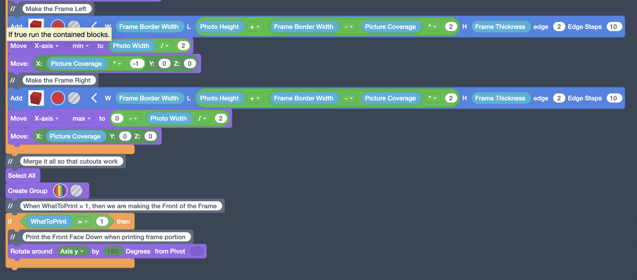 Picture Frame in Tinkercad by ABitMoreAdventure | Download free STL ...