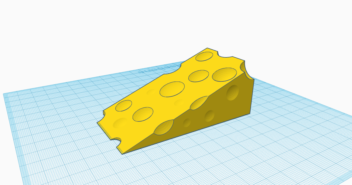 Cheese Slice Door Stopper by Logomode | Download free STL model ...