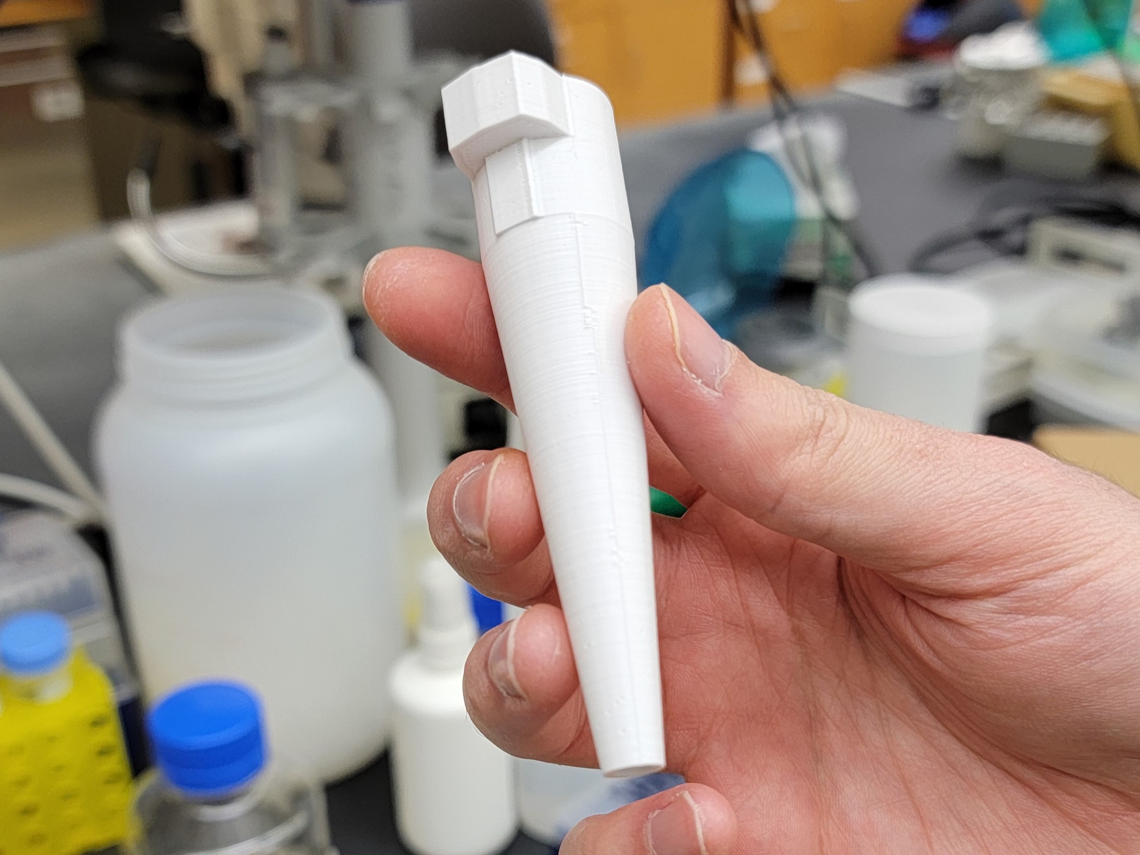 Tip Ejector for Eppendorf Research Plus P20 Pipettor by Three_Body_Problem | Download free STL ...