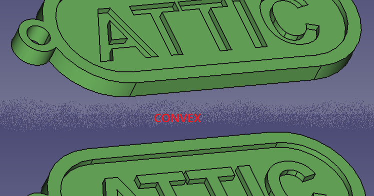 Simple attic keychain tag by Krystian Gałązka | Download free STL model ...