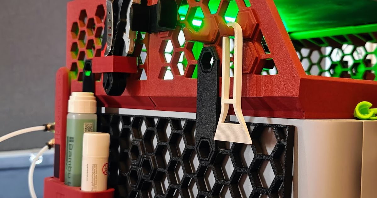 HSW hangers for AMS Riser (for Bambulab X1C) by Peter Petermann ...