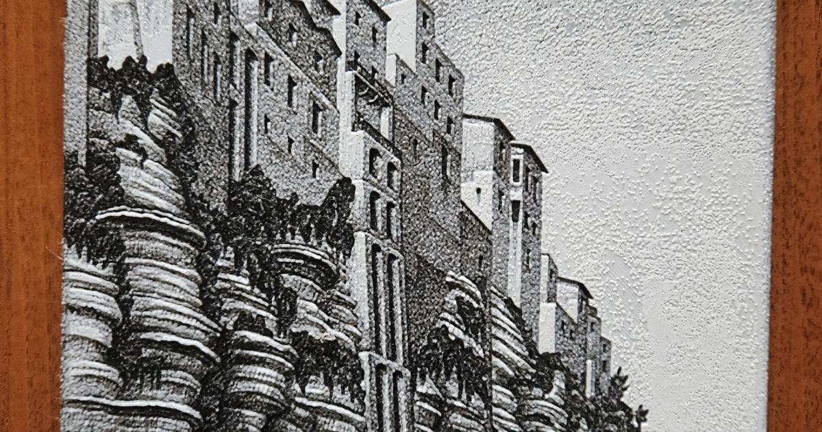 M. C. Escher's Tropea, Calabria - HueForge by Jon | Download free STL ...