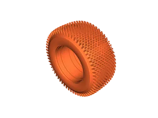 Knobby R/C Tire by shadowsensi | Download free STL model | Printables.com