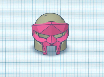 Lego MF DOOM Helmet by Bill Geiger | Download free STL model ...