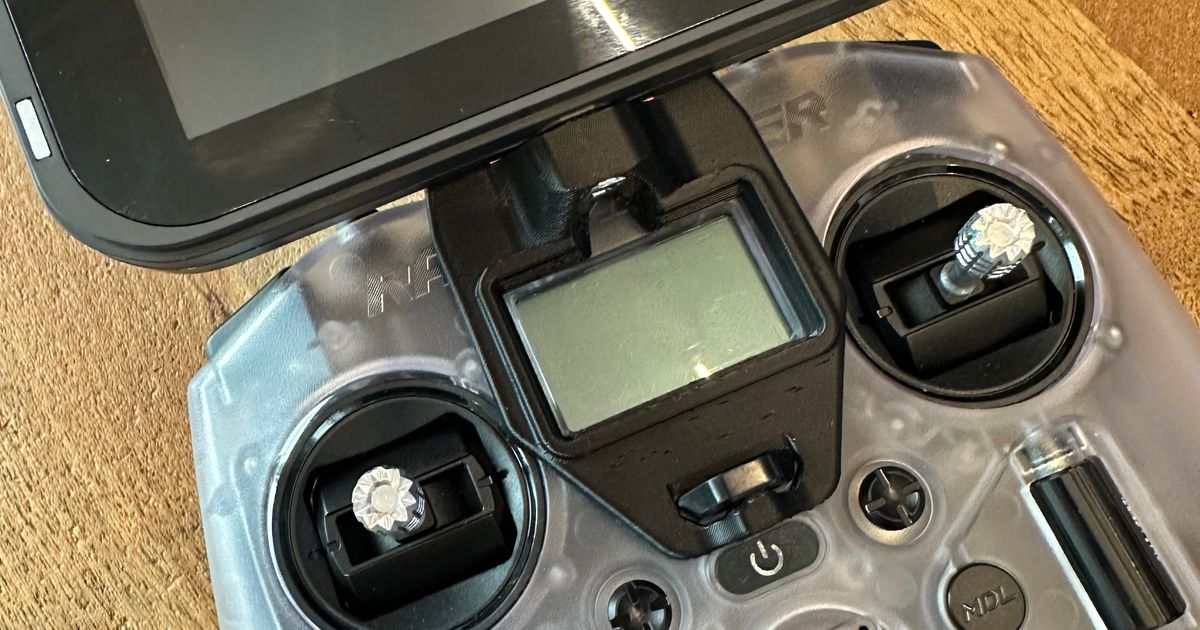 Radiomaster Pocket screen mount for Emax Transporter 2 FPV drone goggle ...