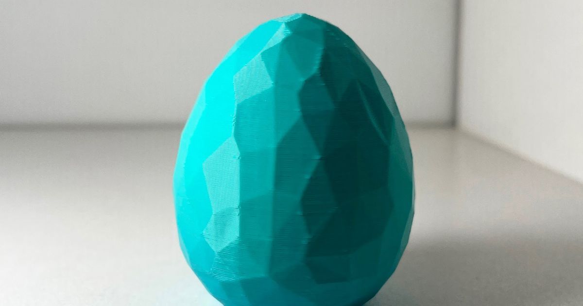 Geometric Crystal Egg by cartyski | Download free STL model ...