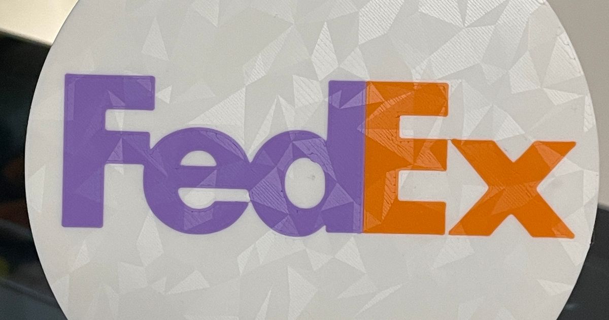 Coaster Fedex by Ivan_Creation_3D | Download free STL model ... Coaster Fedex by Ivan_Creation_3D | Download free STL model ...