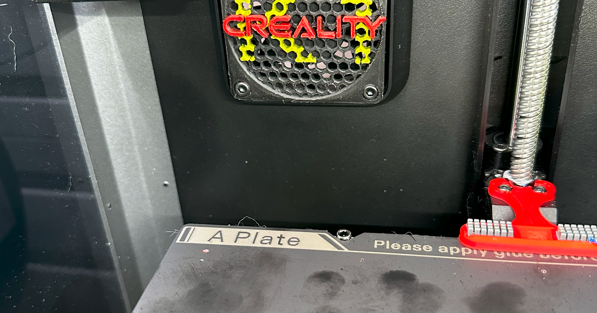 Another Creality K1 rear fan cover with multi-color Creality K1 in the ...