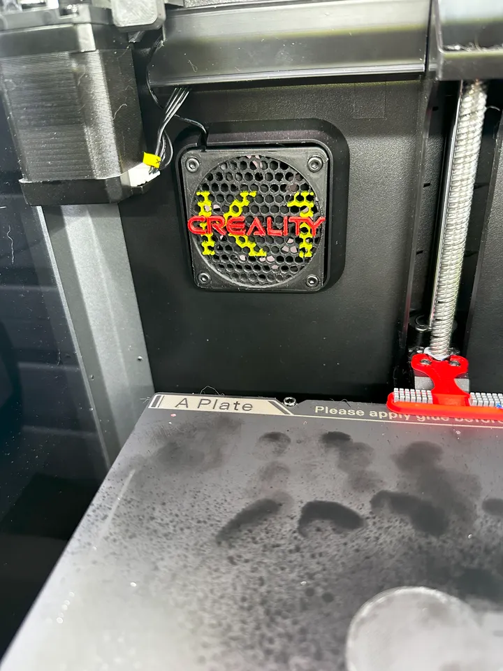 Another Creality K1 rear fan cover with multi-color Creality K1 in the ...