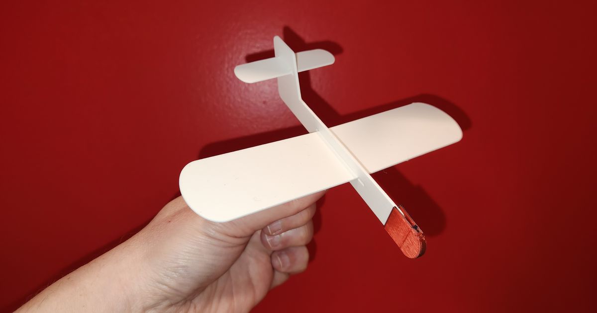 Retro Foam Glider for Lightweight PLA by D. Eichenbaum | Download free ...