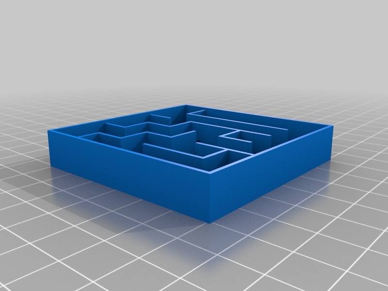 EllerSCAD Maze Generator by gringer | Download free STL model ...