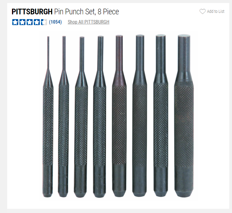 Harbor Freight Pittsburgh punch holder - gridfinity by Nato543 ...