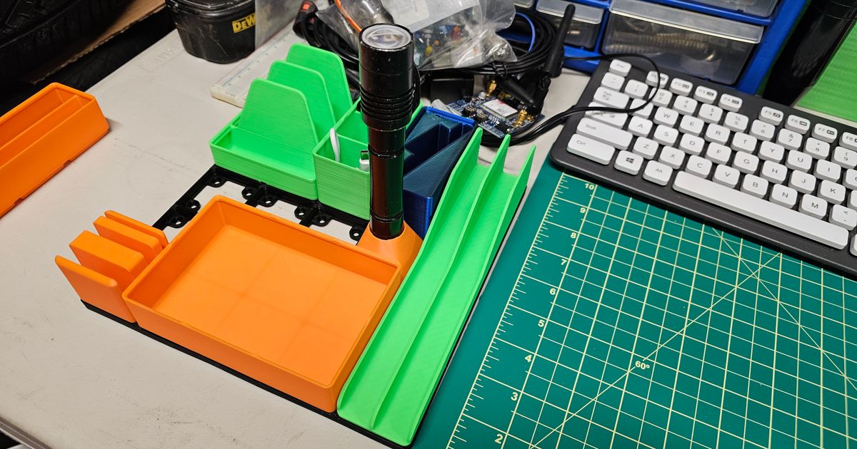 Gridfinity Pliers/Strippers Rack 200mm (1x5) by Sicc Sikk Nasty ...